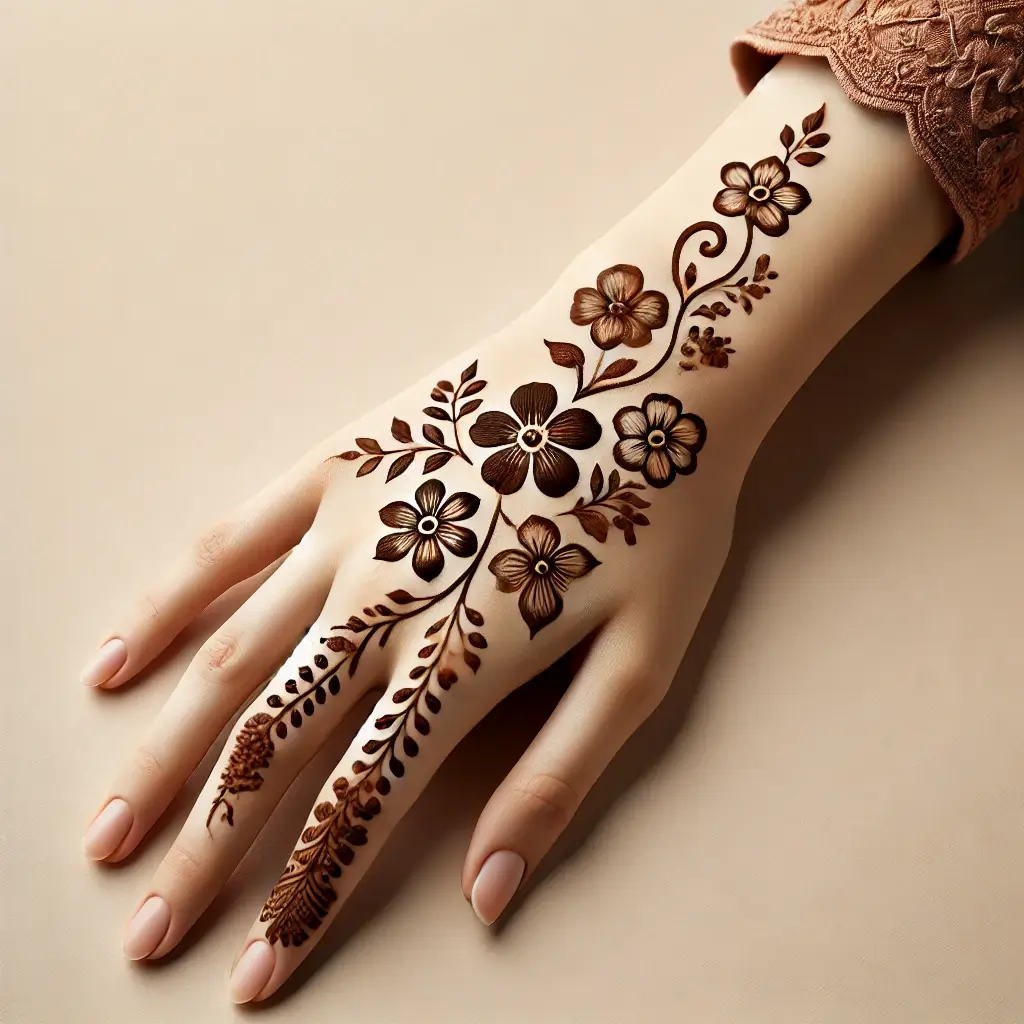 50+ Latest Simple Mehndi Designs for Minimalist Brides 2025